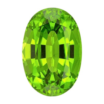 Peridot Oval Cut Loose Gemstone 7x5mm Calibrated Loose Gemstone 1.15 ...