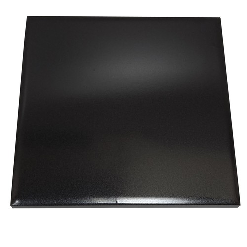 Basalt Ebony Black Hearth Fireplace Tiles (Straight Edges) | eBay