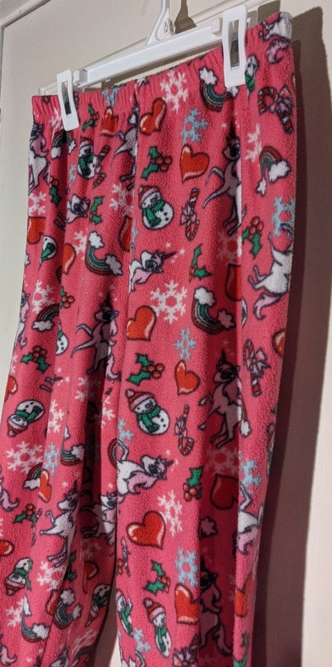 Girls "The Children's Place" Pink Winter Theme Fleece Panama Pants in ...