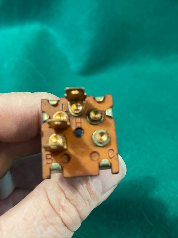 ROTARY A/C 2 SPEED BLOWER SWITCH UNIVERSAL TYPE W/ 'FAN' KNOB INDAK ...