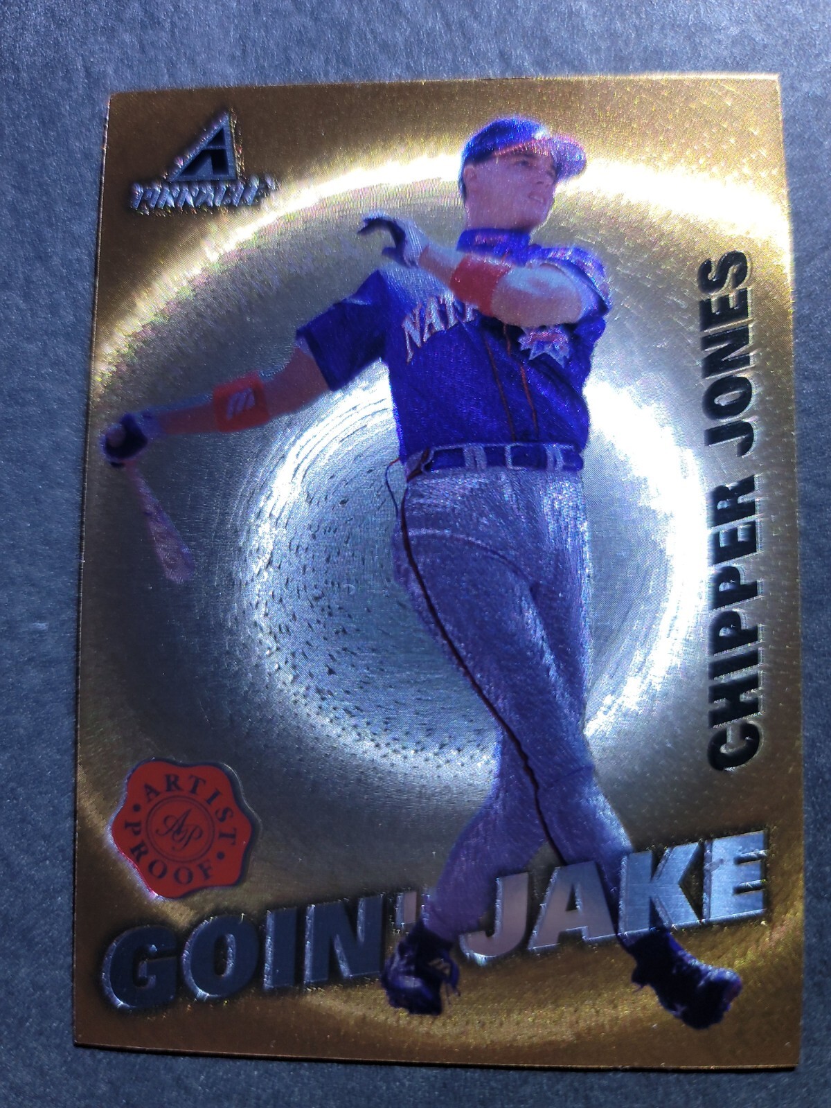 CHIPPER JONES 1997 Pinnacle Goin' Jake Artist proof #PP97 BRAVES | eBay