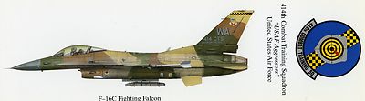 F-16 - ' USAF AGGRESSORS ' BOOKMARK | eBay UK