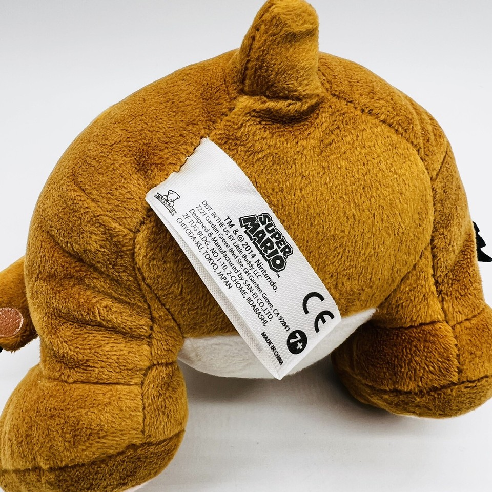 Super Mario Bros Monty Mole Sanei 2014 Plush 6" Stuffed Toy Doll Japan ...