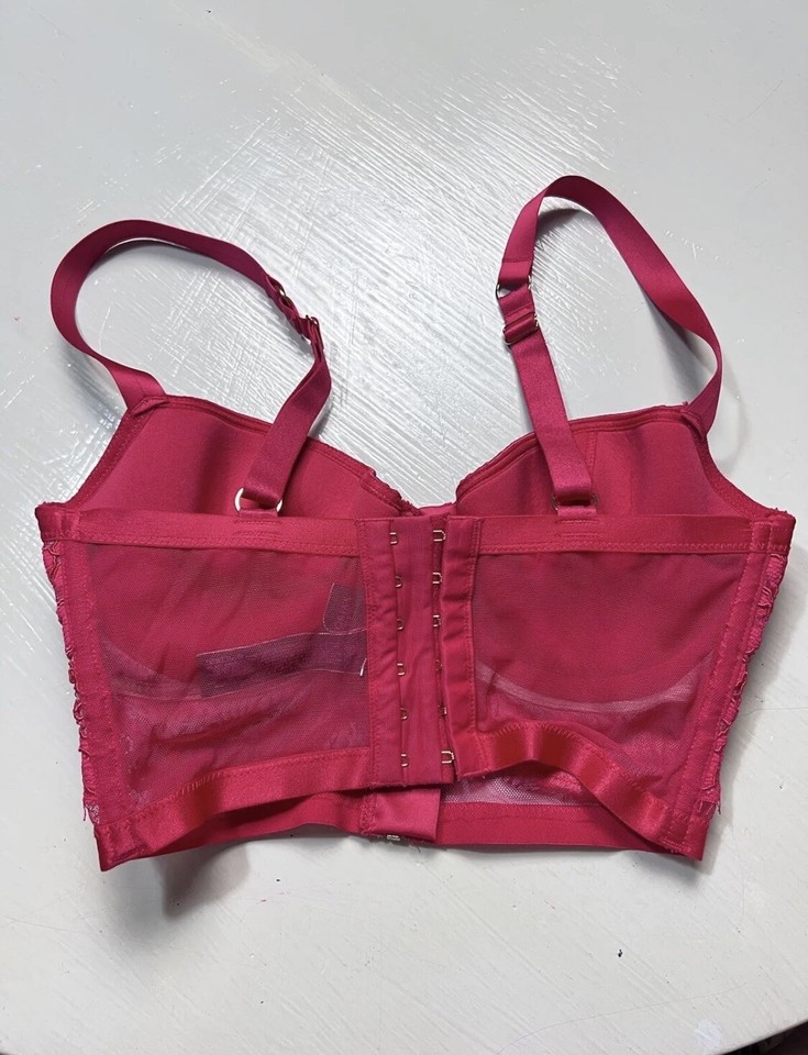 Victoria’s Secret Red Zip up bra 32D | eBay