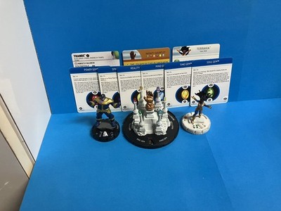 Marvel Heroclix Infinity Gauntlet s101 LE w/ 6 gems Thanos #024 LE ...