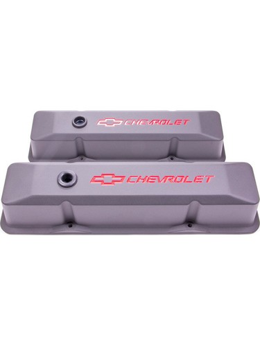 Proform Gm S/B Chev Cast Alloy Valve Cover Black Wrinkle Finish (141 ...