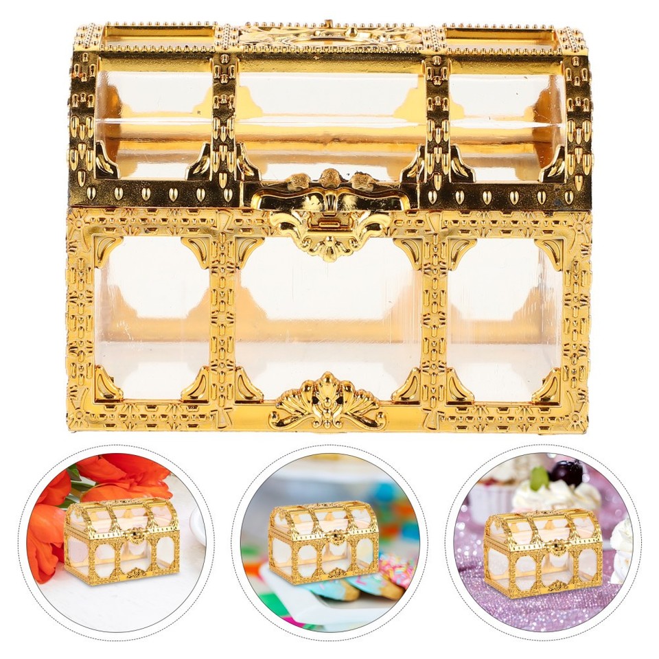 Small Treasure Box Party Favor Boxes for Kids Decoracion Cumpleaños ...