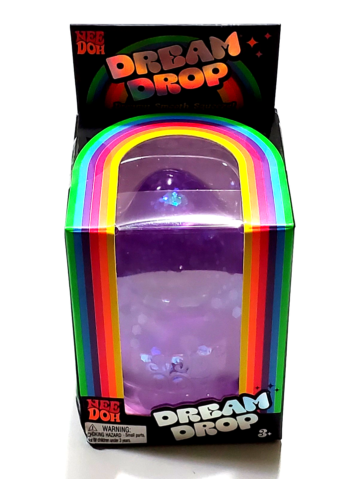 Nee Doh Dream Drop 💧 Purple Fidget Tactile Squeeze Toy New Unopened Box ...