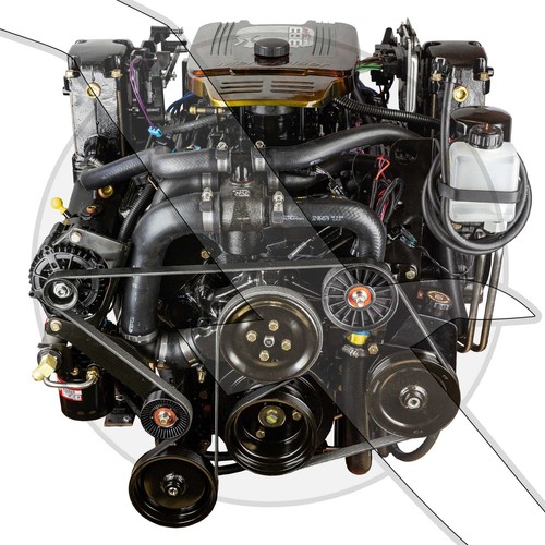 Mercruiser 383 MPI Stroker Bravo Engine Only Marine Complete | eBay