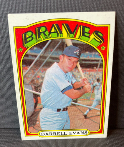 1972 TOPPS # 171 DARRELL EVANS ATLANTA BRAVES | eBay
