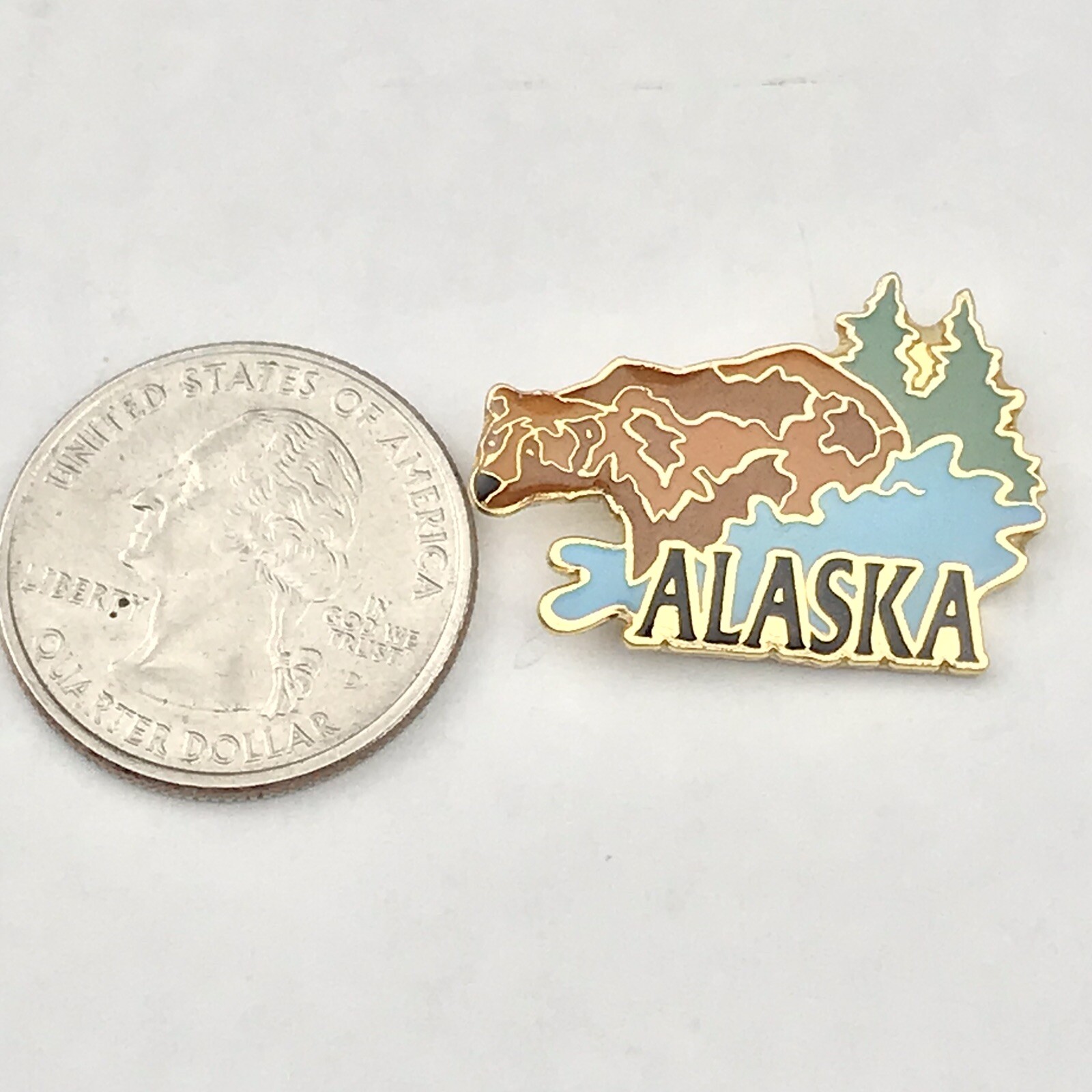 Alaska Kodiak Bear Metal Pin Brooch | eBay