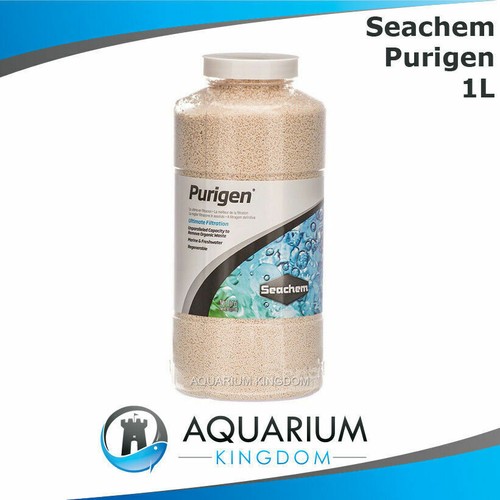 Seachem Purigen 1L Keep Aquarium Water Crystal Clear Great Filter Media ...