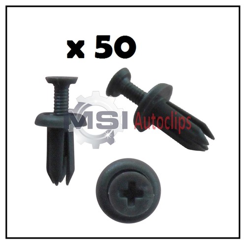 50 x TOYOTA Front Bumper Side Retainer Plastic Trim Clip 90467-05090-B1 ...