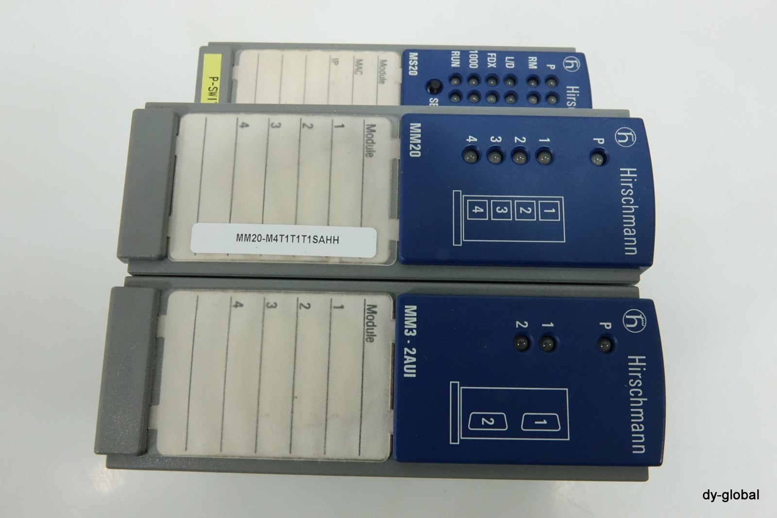 HIRSCHMANN Used MS20, MM20, MM3-2AUI MICE Media Module PLC-I-428=6B34 ...