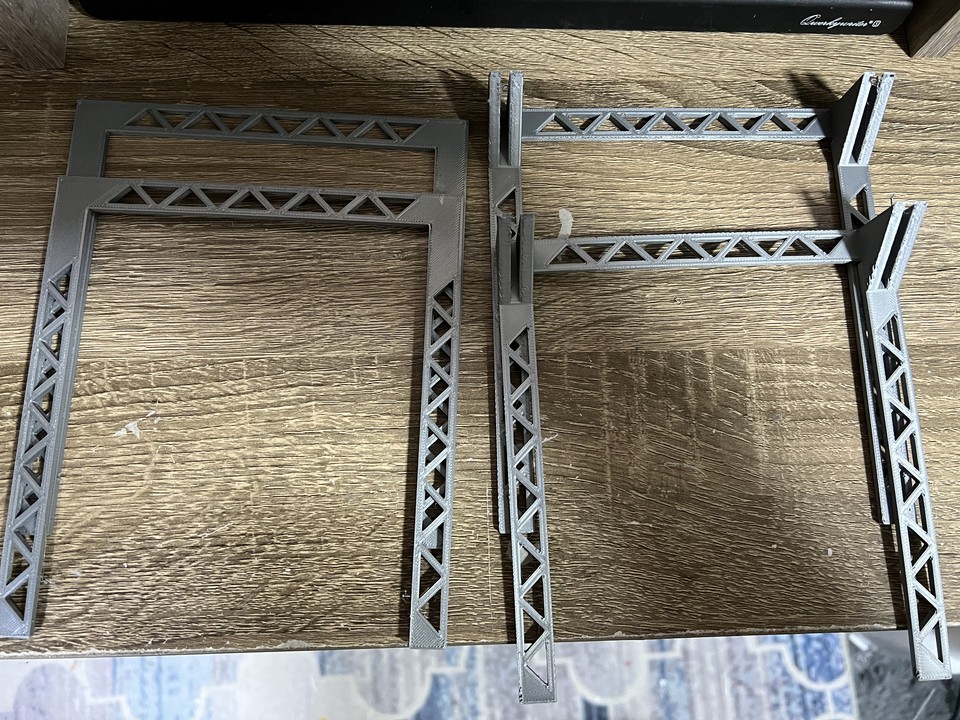 O Scale Girder Bridge Trestle Kit 24" Long by 6" Wide by 6.5" High | eBay