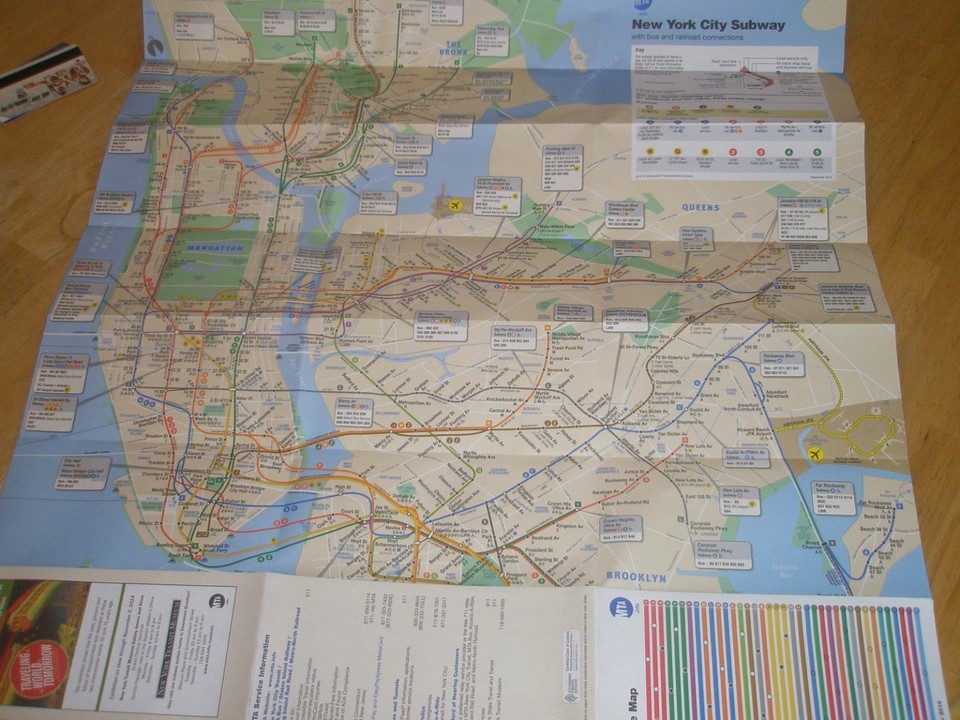 nyc subway map 2014, historic metrocards, green transport cycle map ...