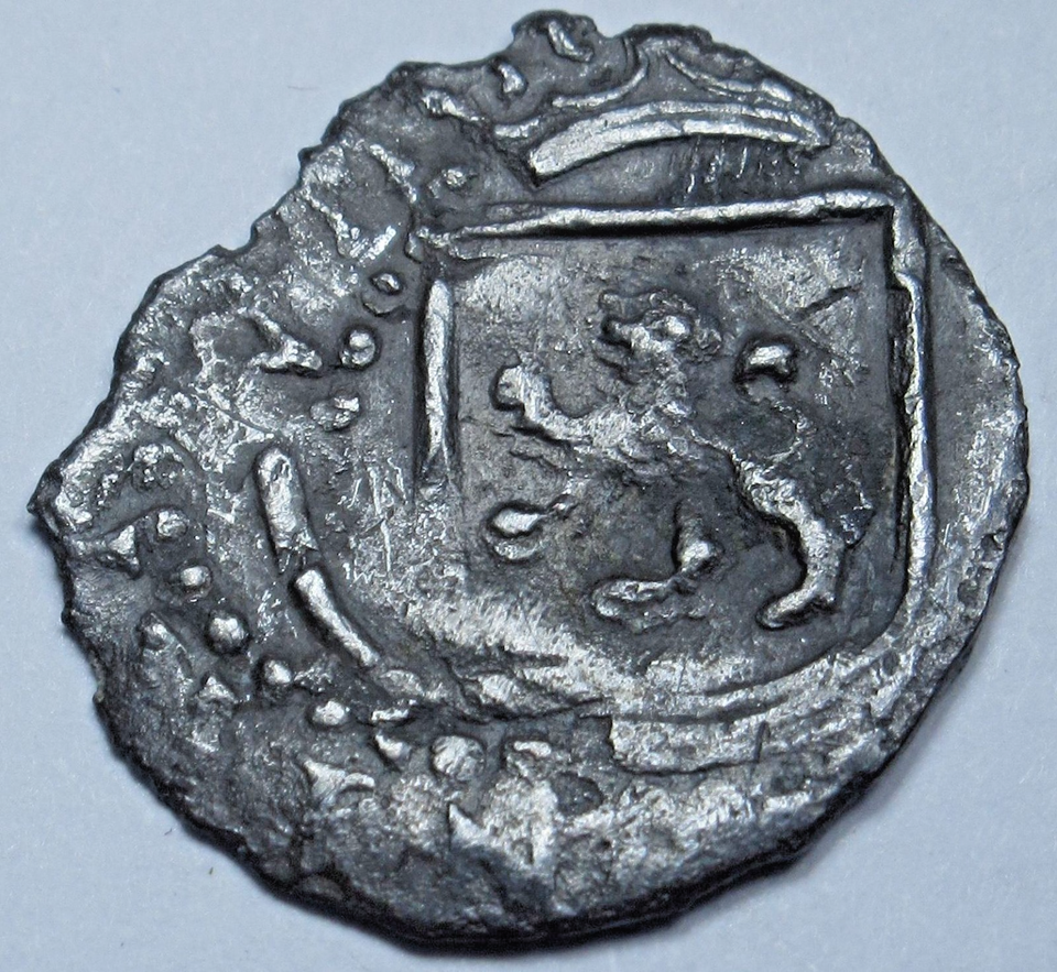1500's Philip II Lima Peru Spanish 1/4 Reales Diego de la Torre Small ...