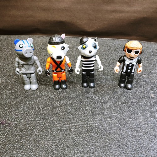 Lot of 4 Roblox Piggy Action Figures With Rash, Robby And Minitoons | eBay
