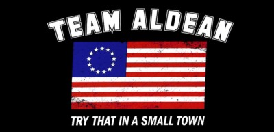 Team Aldean Try That In A Small Town Betsy Ross Black Vinyl Decal ...