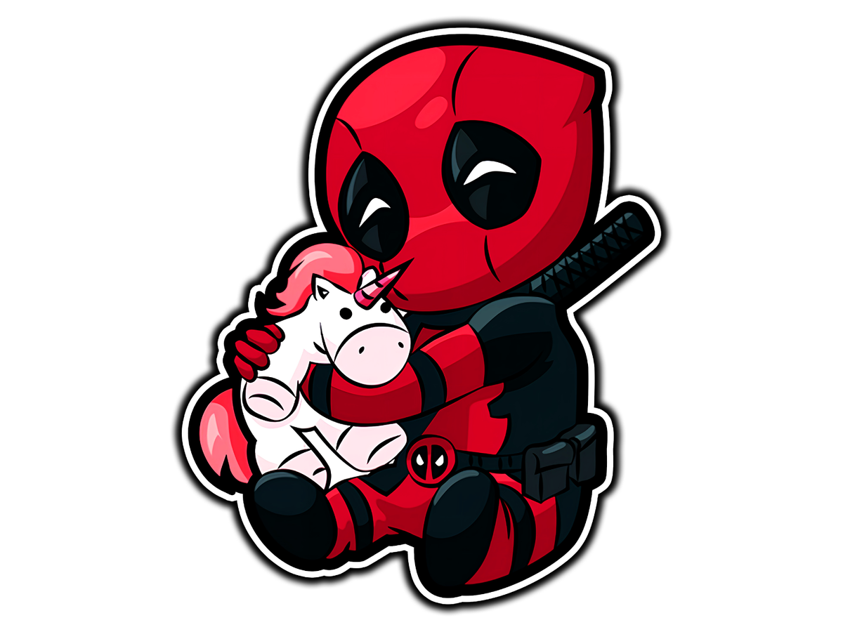 Deadpool Chibi Png 10/30/50PCS Marvel Movie Deadpool 3 Stickers
