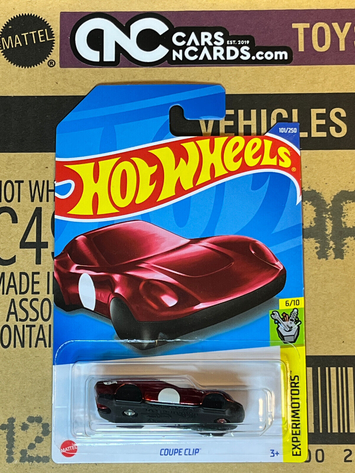 2022 Hot Wheels Experimotors #6/10 Coupe Clip Red #101/250 NIP | eBay