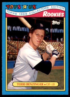 1988 Topps Toys'R'Us Rookies Todd Benzinger Baseball Cards #1 | eBay