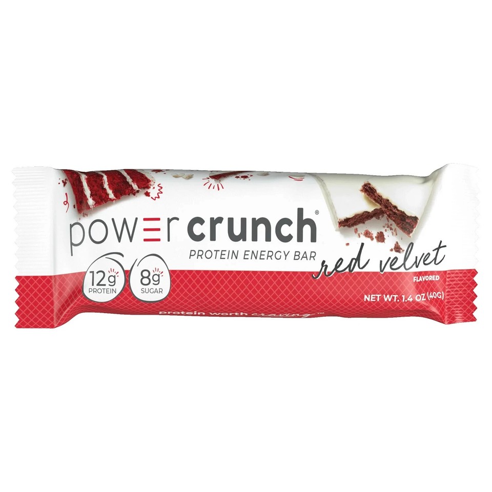 Power Crunch Original Protein Energy Bar, Red Velvet, 1.4 oz, 5 Count ...