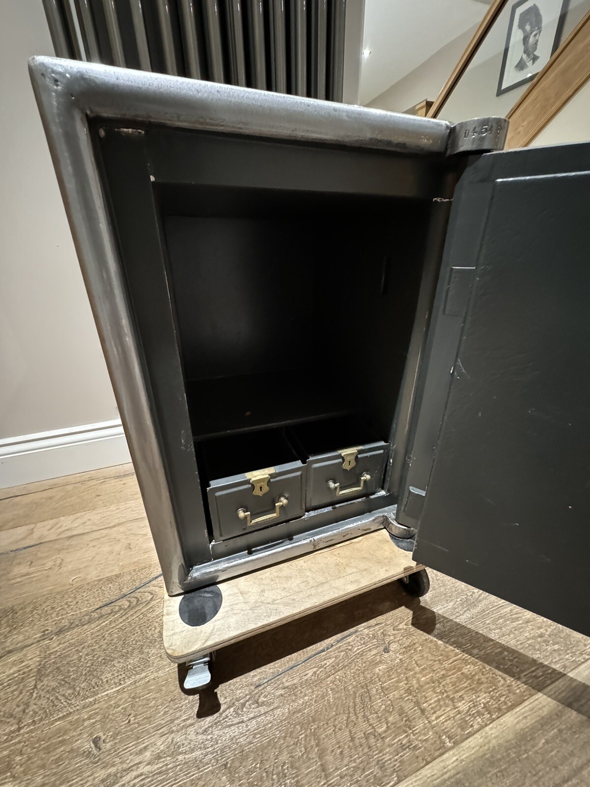 Milners 212 Patent Fire Resistant Safe Restored To Be Bare Metal ...