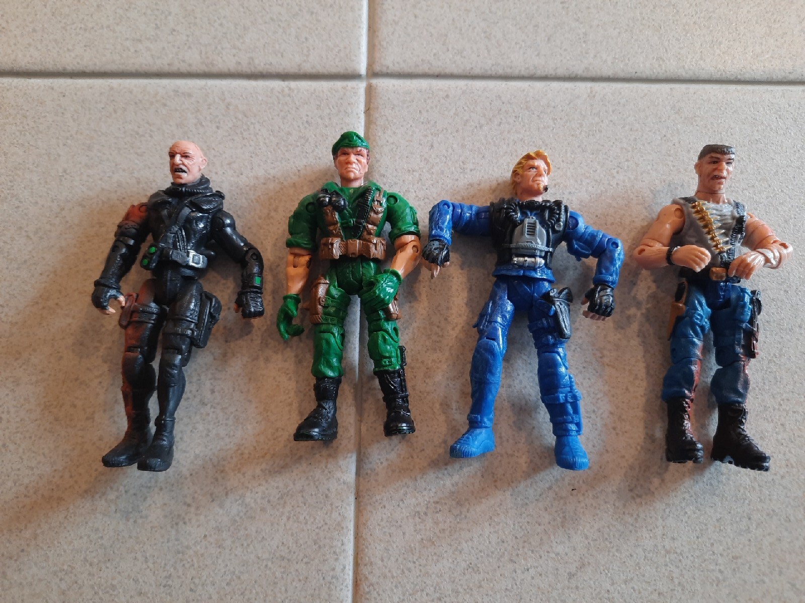 Set of 4 Lanard The Corps 2003 and 2005 Action Figures Special Forces ...