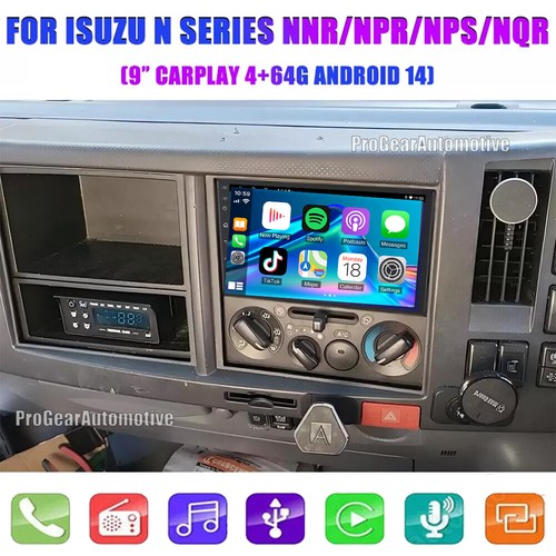 For Isuzu N Series (NNR/NPR/NPS/NQR) Apple Carplay Car Stereo Radio ...