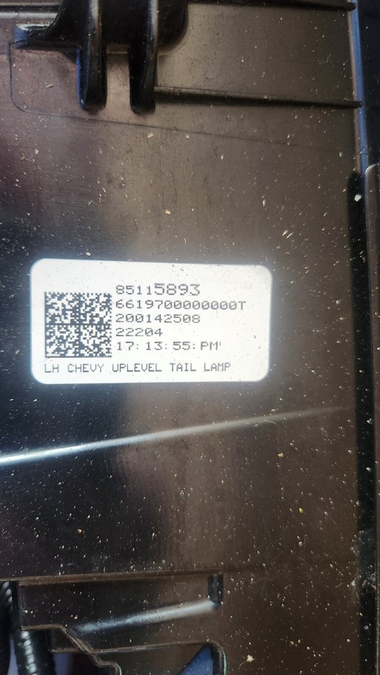 OEM 2019-2022 2023 2024 chevy silverado 1500 led rear Left tail light ...