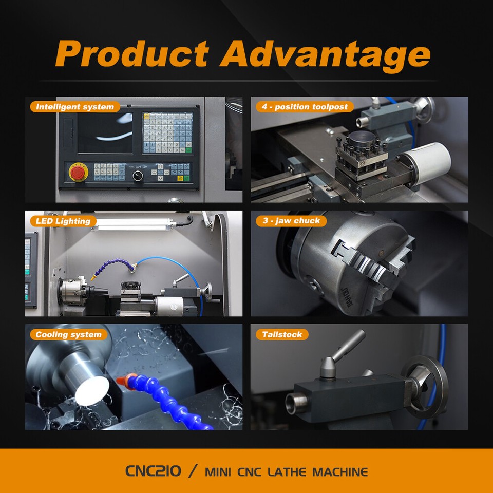 Mini Lathe CNC Machine DIY Metalworking Lathe without Stand ...