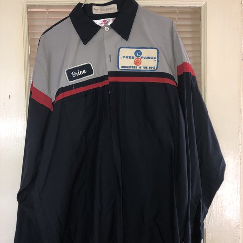 Vintage 90s Mechanic Auto Shop Shirt Men's L-LN Large Long Long Sleeve ...