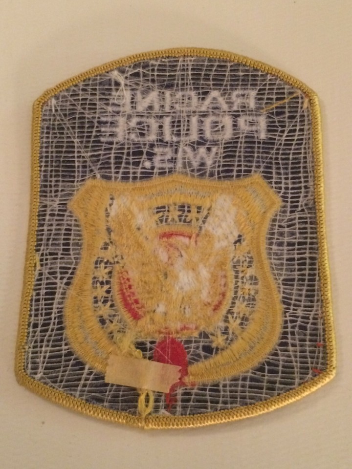 Vintage Racine Wisconsin Police Department Shoulder Patch | eBay