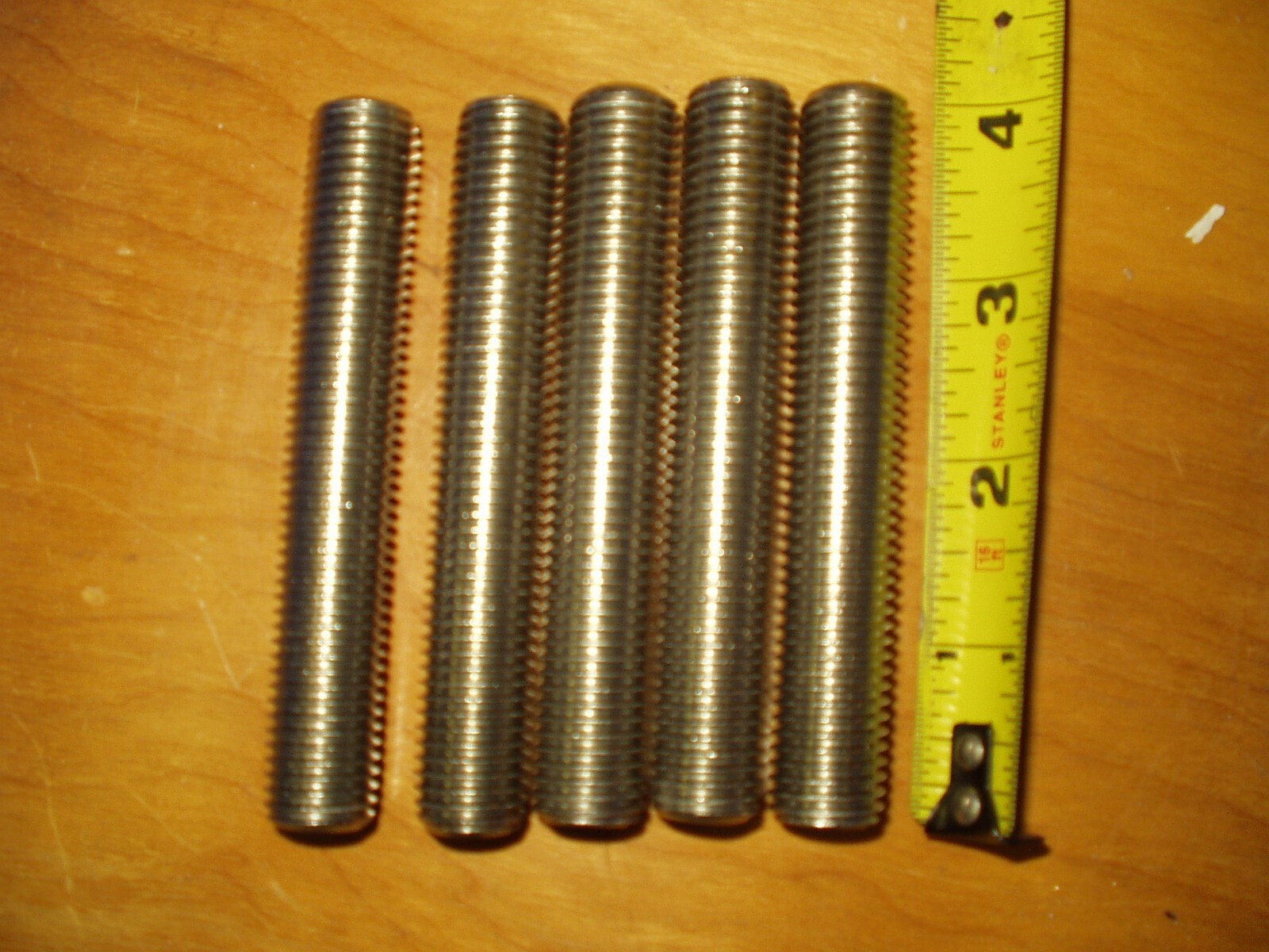5 pcs M16-2.0 X 100mm DIN 976-1 Studs Stainless Steel 430 | eBay