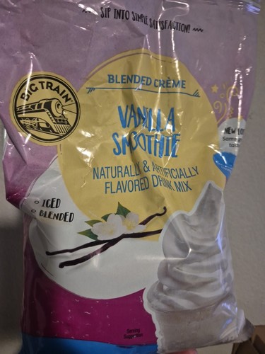 Big Train Blended Creme 3.5 lb Bag - Vanilla Smoothie Base Mix ...