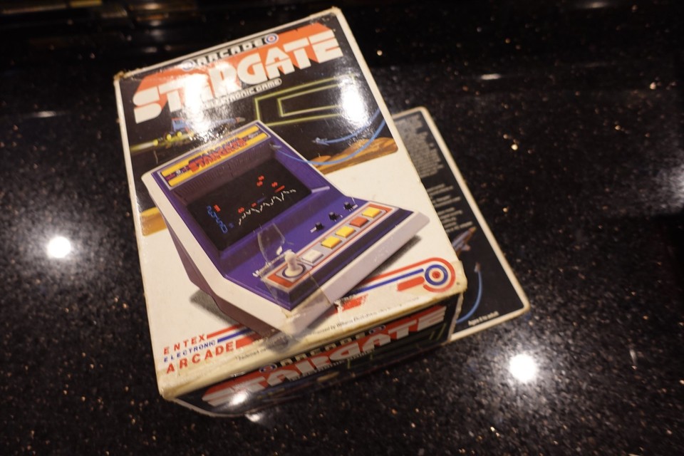 Entex STARGATE Vintage Electronic Tabletop Handheld Video arcade game ...