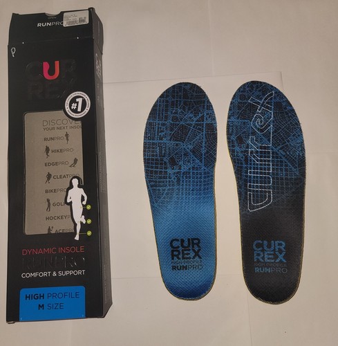 CURREX RunPRO Insoles High Profile Arch Support Blue Size Medium | eBay