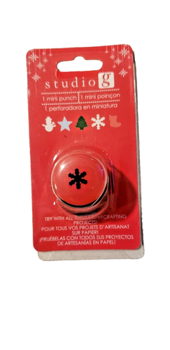 Retro 2012 MIP Studio G Snowflake Mini Punch Hampton Art Kitschy | eBay