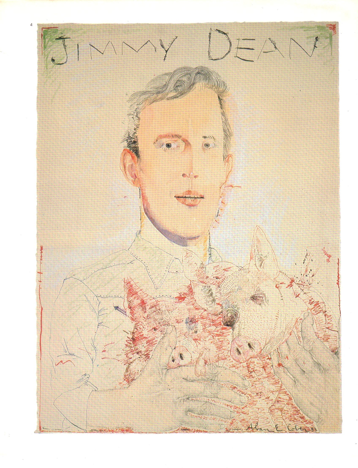 Magazine Print 1984-I'm Jimmy Dean Try my pure Pork Sausage-Artist Alan ...