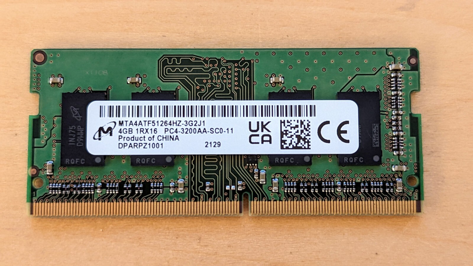 Micron 4 GB SO-DIMM Memory Card (MTA4ATF51264HZ-3G2J1) | eBay