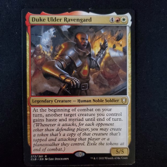 MTG Duke Ulder Ravengard Commander Legends: Battle for Baldur's Gate ...