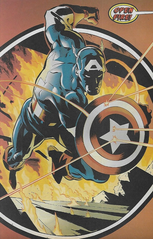 Captain America Comic 453 Cover A First Print 1996 Mark Waid Ron Garney ...