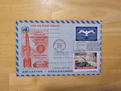 Rocket Mail FLOWN Cover | USA EZ 47 07/02/1961 | eBay