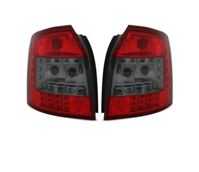 AUDI A4 8E B6 AVANT ESTATE 2001-2004 RED SMOKE VT372 SET REAR LIGHTS ...