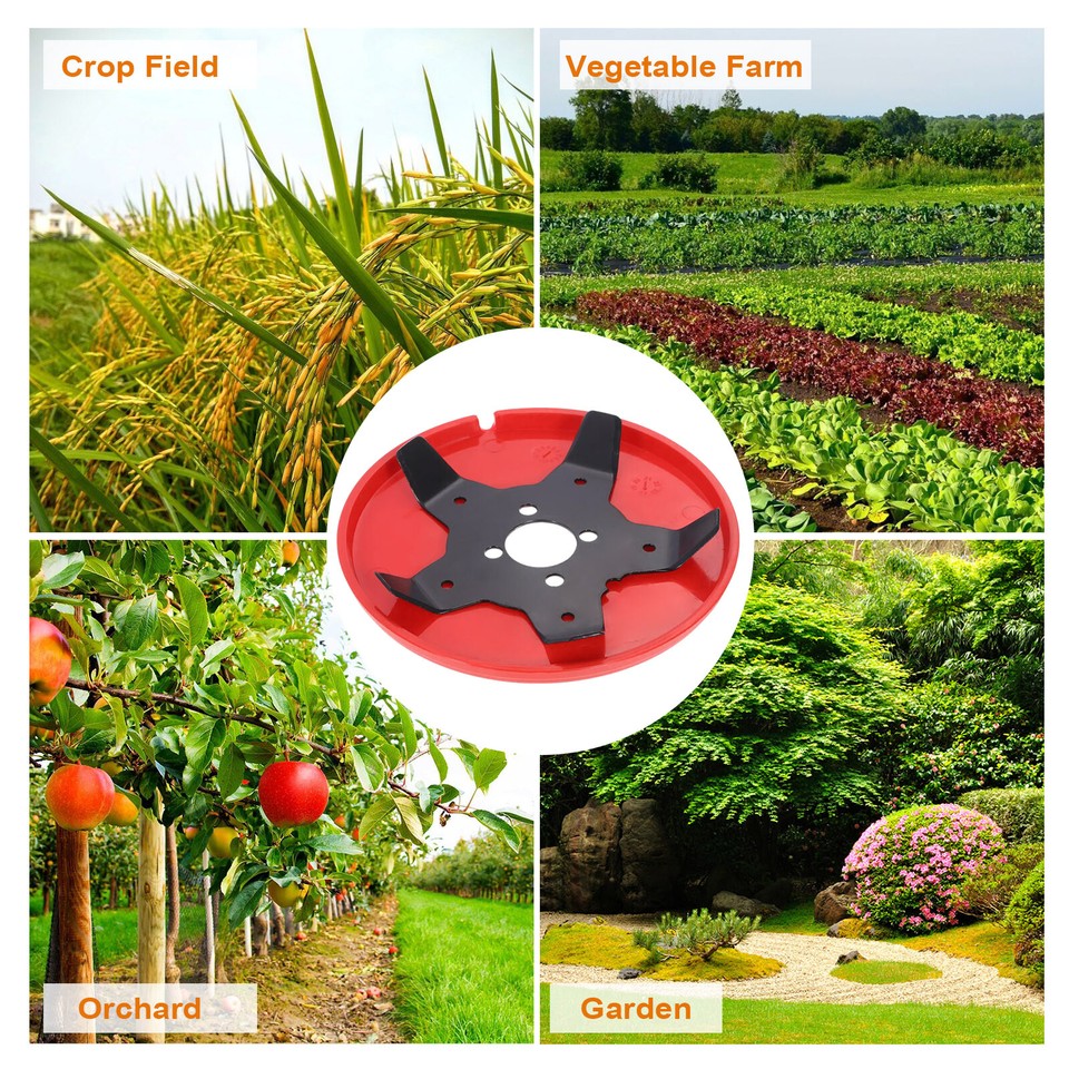Dual-use Lawn Mower Blade Weeder Plate Weed Eater Trimmer Head Brush ...
