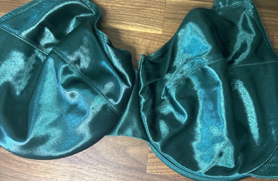 Vtg Intimates LANE BRYANT Satin Unlined 40DD Bra Second Skin Satin ...