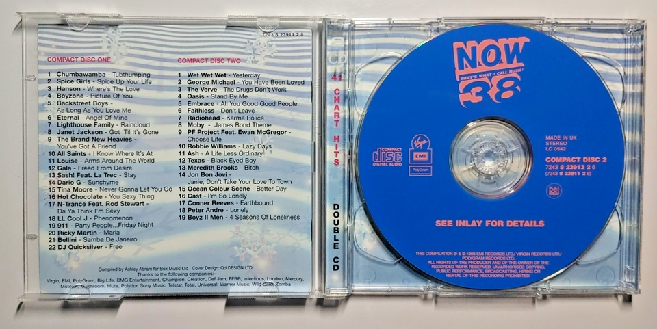 NOW 38, Now That’s What I Call Music 38, CD | eBay