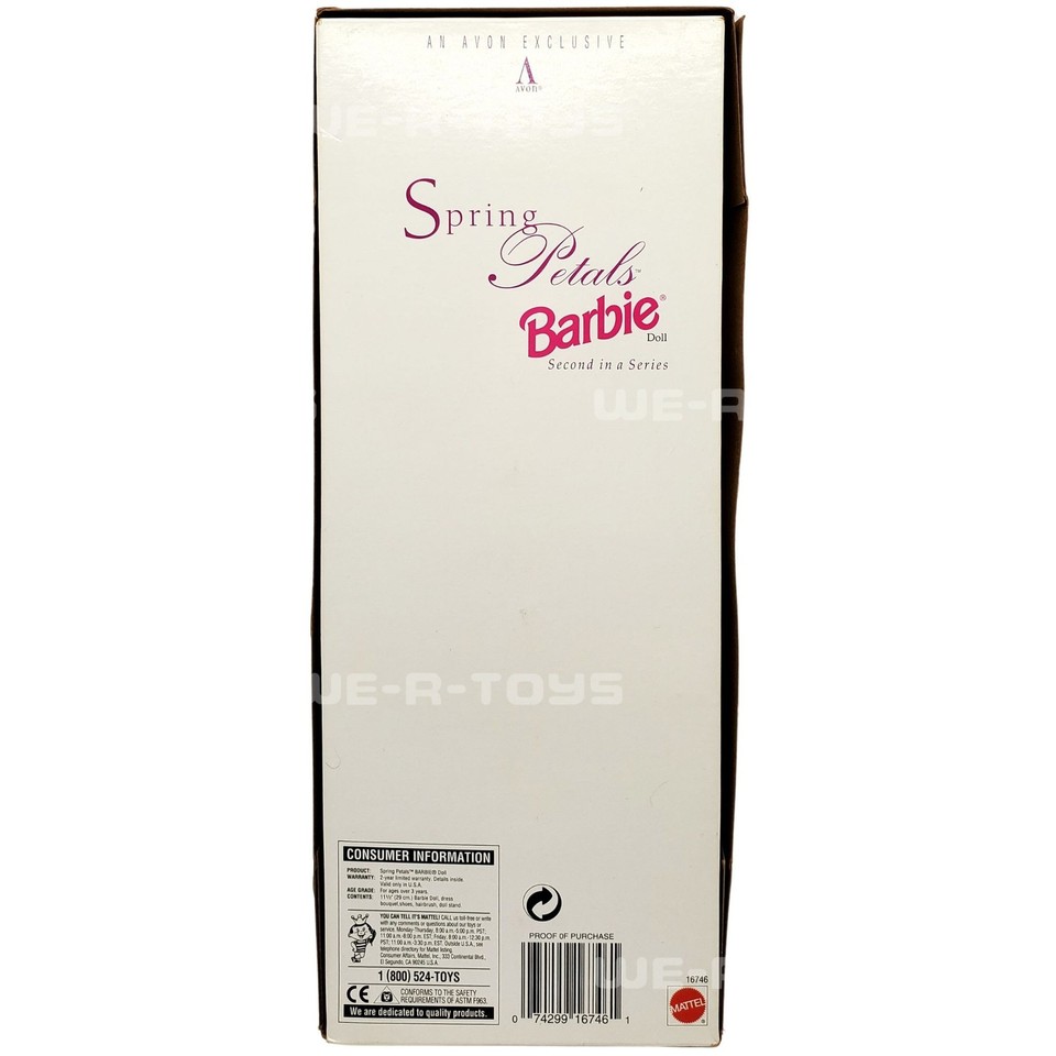 Spring Petals Barbie Doll Blonde Second in Series Avon Exclusive ...