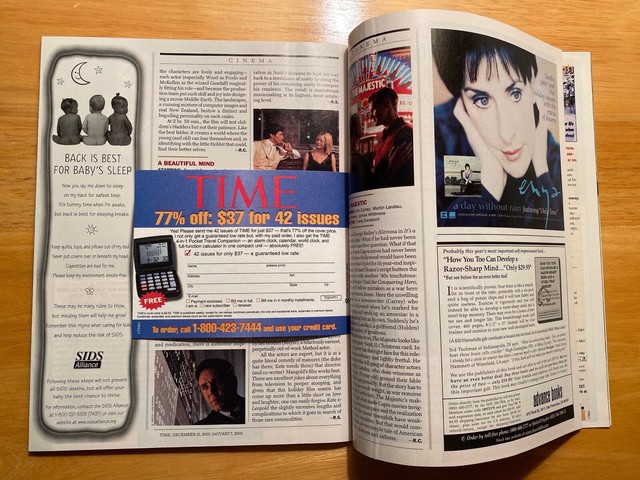 Time Magazine Person of The Year Rudy Giuliani Dec. 2001 & Jan. 2002 ...